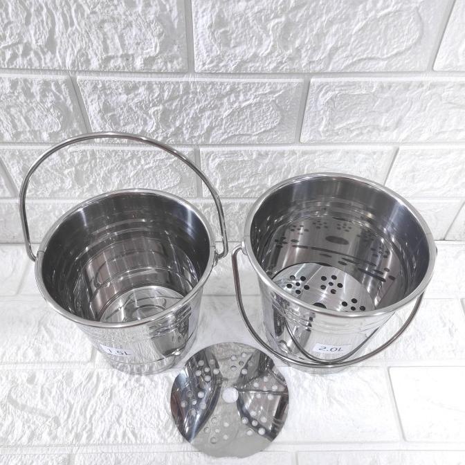 Jual BUC Ice Bucket Stainless Ember Es Batu Tempat Minuman Botol Soft ...