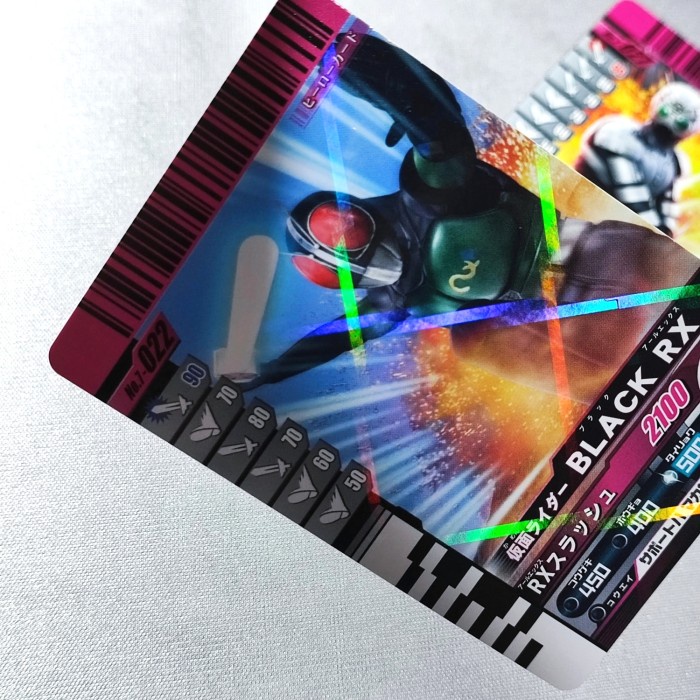 Jual kartu kamen rider ganbaride black rx hologram masked rider card ...