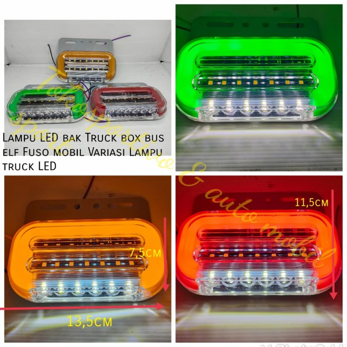 Jual Lampu LED Bak truck box elf Fuso 24v LED truk Mobil variasi Lampu truk star | Shopee Indonesia