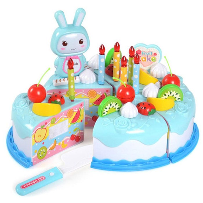 Jual HAPPY BIRTHDAY CAKE TOY MAINAN KUE ULANG TAHUN LILIN POTONG RAYA ...