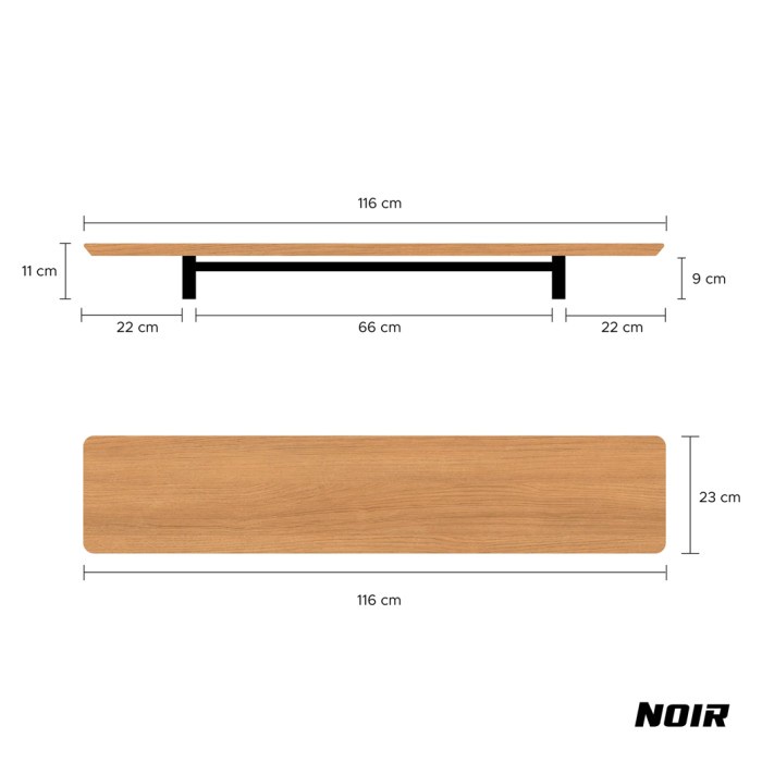 Jual Noir Desk Shelf Monitor Stand Riser / Monitor Table / Meja Monitor ...