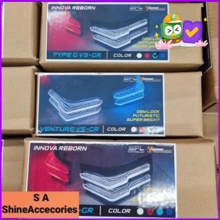 Jual Promo Slim Frame 2 Garis Innova Reborn Tipe G New Model Original ...