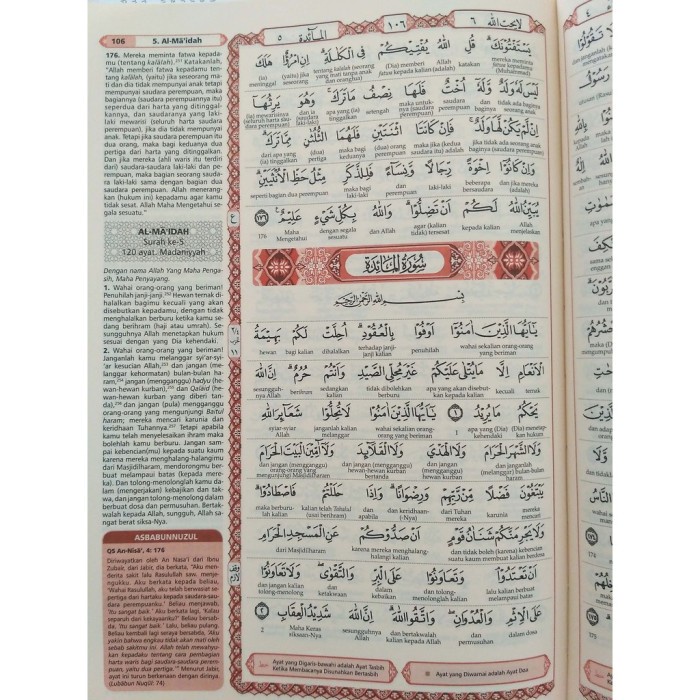 Jual Al Quran Hijaz A4 Hc Terjemah Tafsir Per Kata - Syamil Quran ...