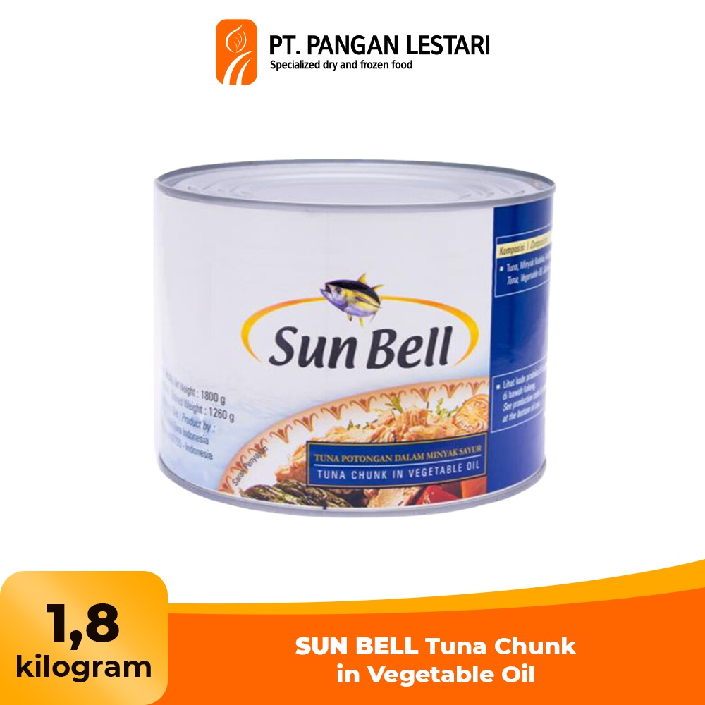 Jual SUN BELL Tuna Chunk In Vegetable Oil 1,8 kg | Shopee Indonesia