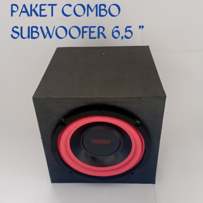 Jual Promo Paket Combo Speaker Subwoofer 6 Inch Plus Box Kotak ...