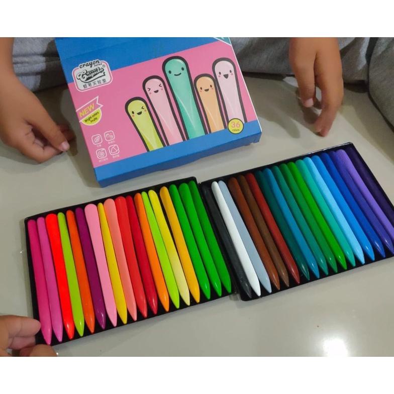 Jual Promo Crayon Lab Crayon Mewarnai 36 Dan 24 Warna Aa641 | Shopee ...