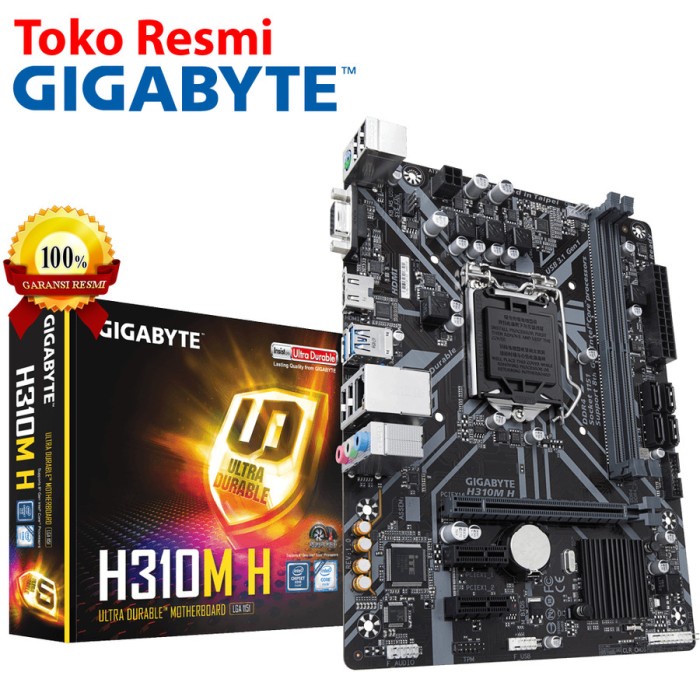 Jual GIGABYTE MOTHERBOARD H310M H | Shopee Indonesia