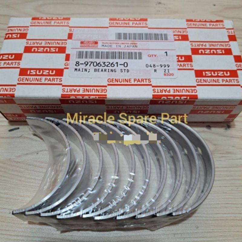 Jual Metal Duduk Main Bearing Isuzu Panther 2.5 TRAGA 4JA1 | Shopee ...