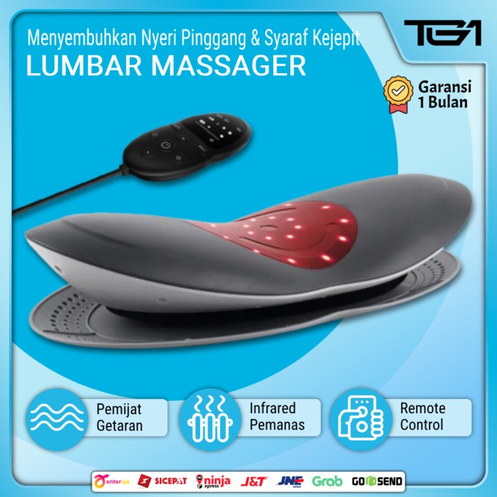 Jual BEST Alat Terapi Nyeri Pinggang Syaraf Kejepit Lumbar Massager ...
