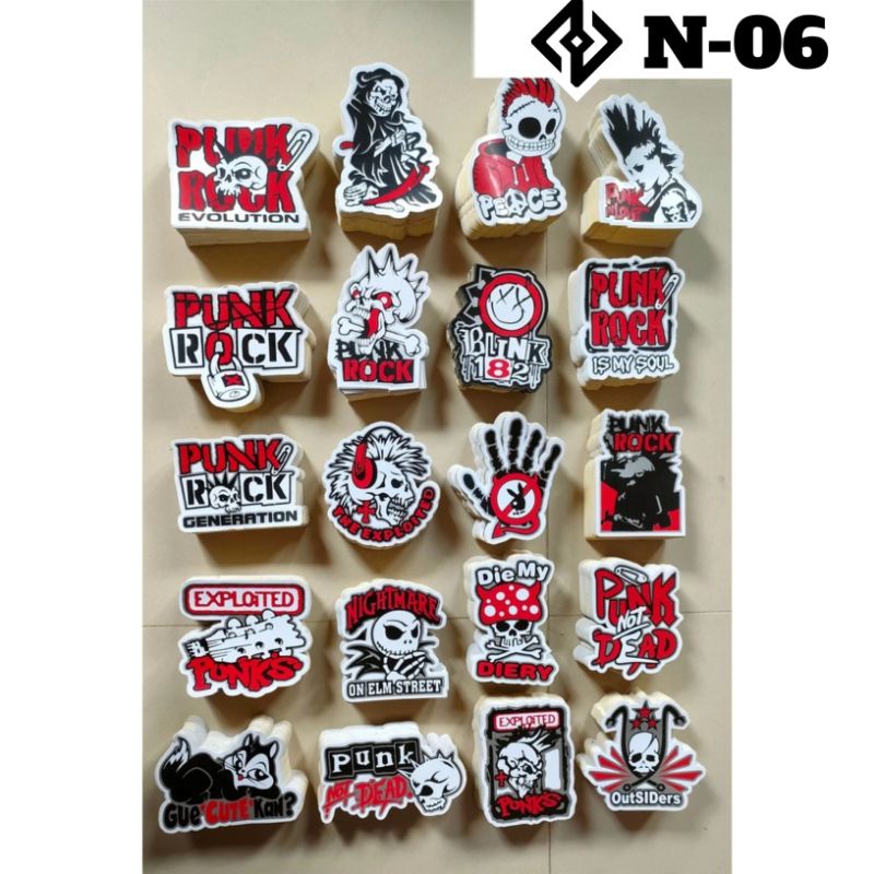 Jual STIKER PACK ISI 20 PCS. STIKER PUNK, STIKER KARAKTER, STIKER ...