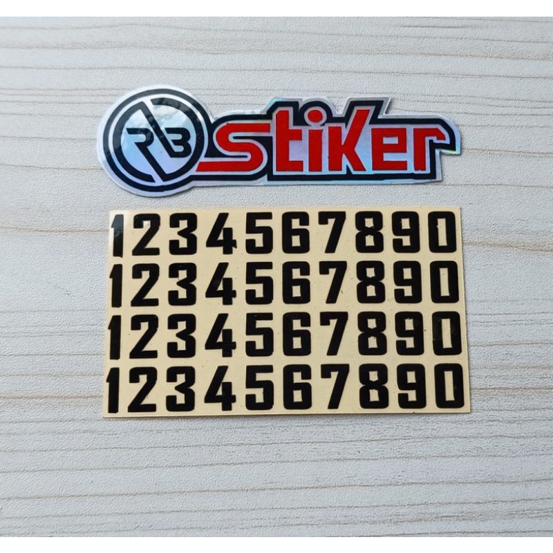 Jual Stiker ANGKA cutting sticker angka serbaguna | Shopee Indonesia