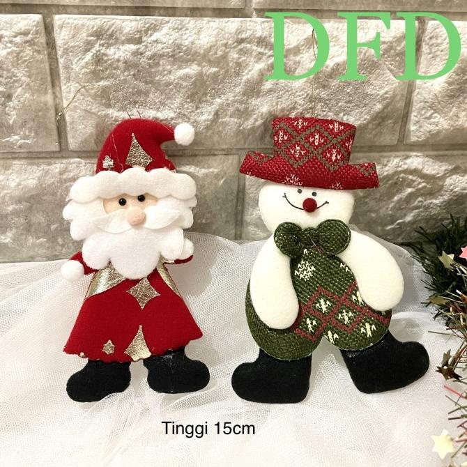 Jual New Sale Hiasan Pohon Natal Dekorasi Ornamen Natal Boneka Santa ...