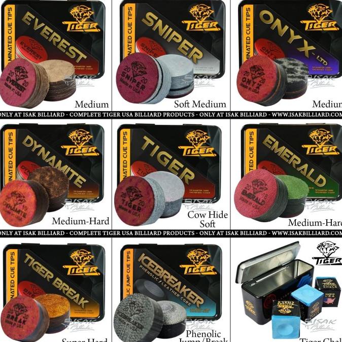 Jual Sniper Laminated Cue Tip - 14 mm Medium - Billiard Pool Biliar ...