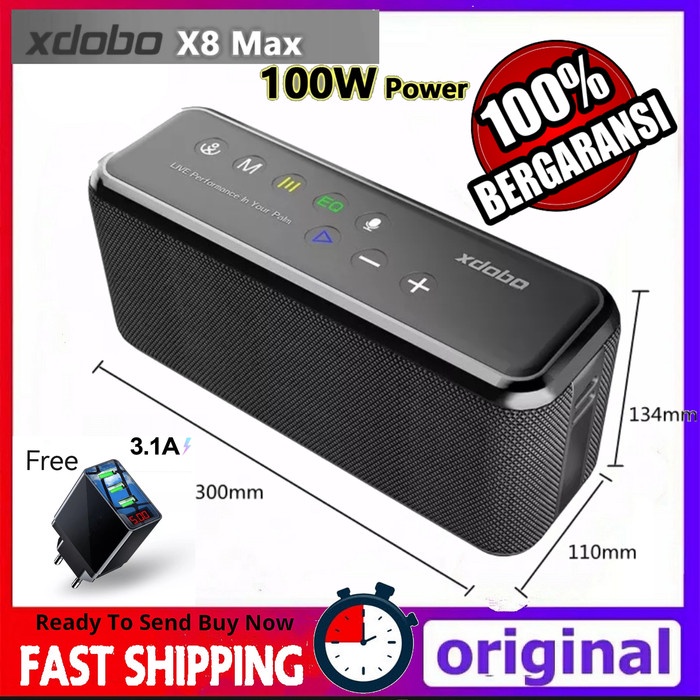 Jual Speaker Bluetooth Wireless Xdobo X8 Max 100W Subwoofer Original ...