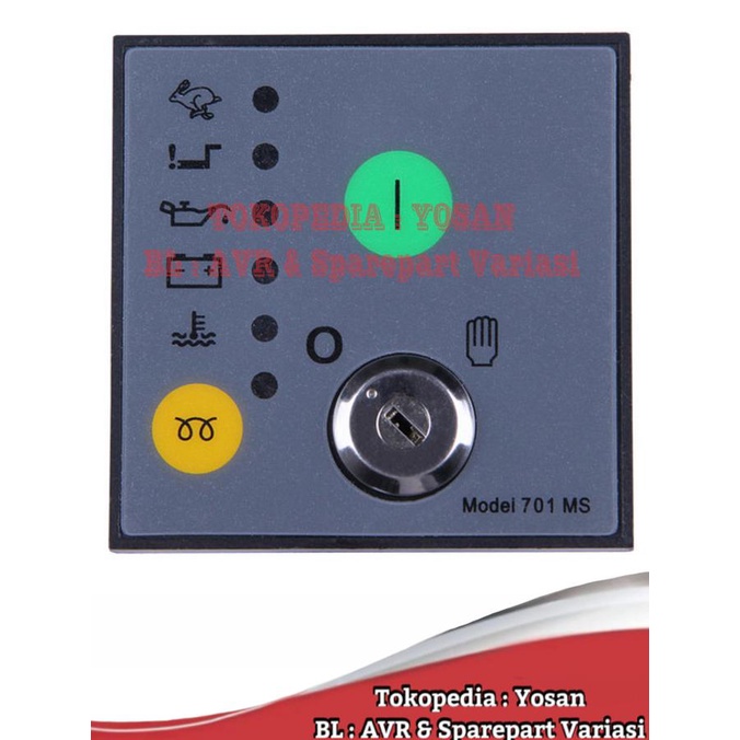 Jual Controller 701 Ms-Hc Model Dse701 Automatic Start Kunci Kontak 701 ...