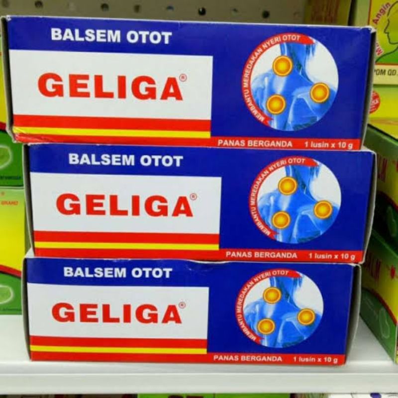 Jual GELIGA balsem jual Perbox isi 12pcs | Shopee Indonesia