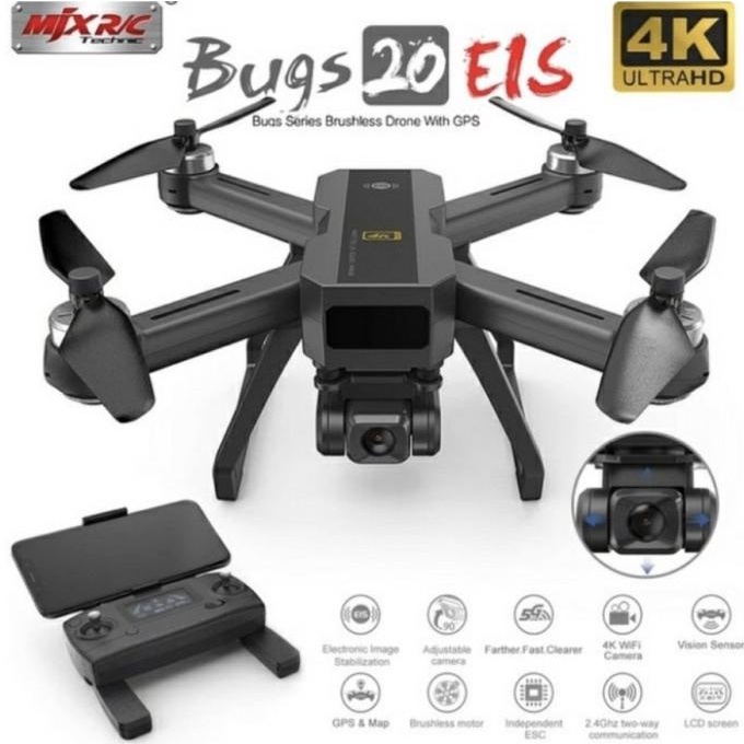 Jual Mjx Bugs 20 Eis Drone Camera 4K Wifi 5G Optical Flow Rtf | Shopee Indonesia