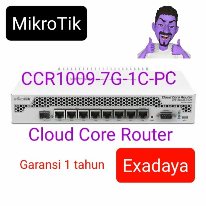 Jual Mikrotik CCR1009-7G-1C-PC Routerboard Cloud Core Router | Shopee Indonesia
