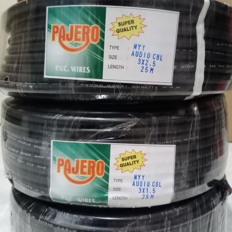 Jual Kabel Listrik Serabut Pajero 3X1,5 Panjang 25M Isi 3 Serabut ...