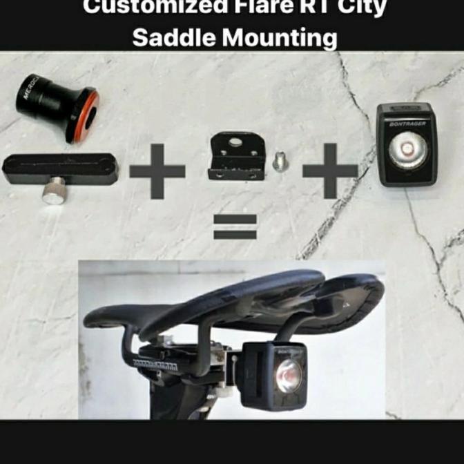 Jual Saddle Mounting Bracket Bontrager Flare RT City customized ...