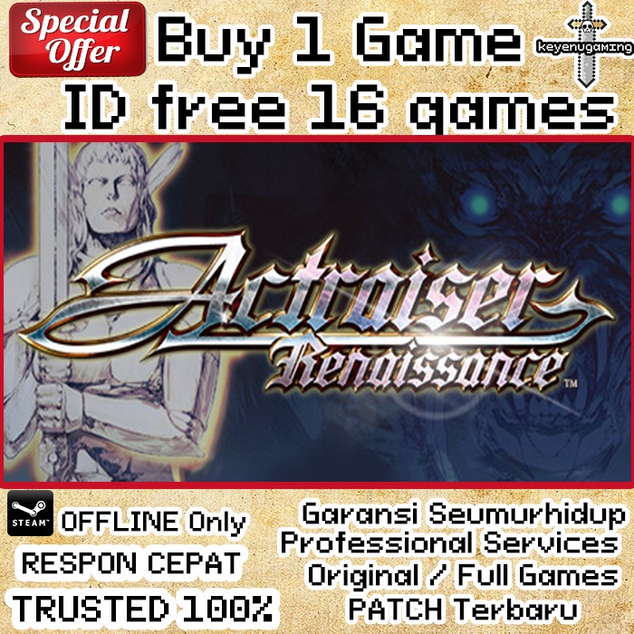Jual Actraiser Renaissance PC Buy 1 Get 16 GAME Original Saiyan | Shopee Indonesia