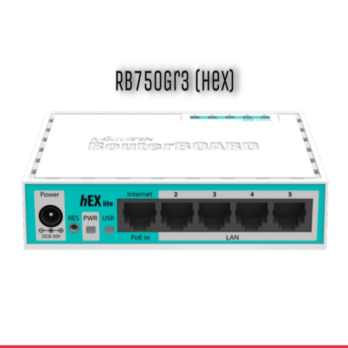 Jual Mikrotik Routerboard RB750Gr3 ( hEX ) 5 Port Gigabit | Shopee ...