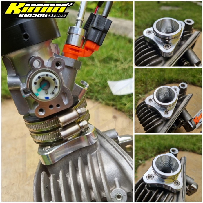 Jual Intake Downdraft Vespa Matic Billet Cnc | Shopee Indonesia