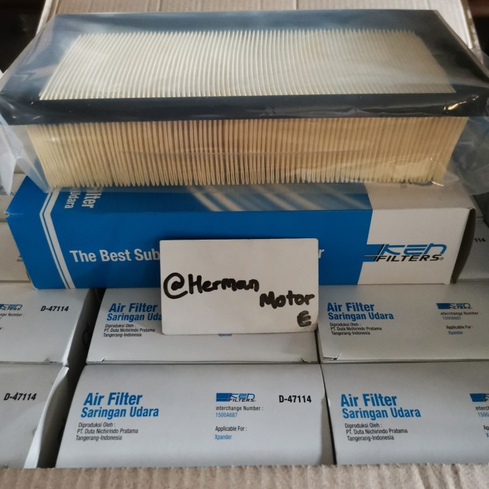 Jual Ken Air Filter Udara Mesin Mitsubishi Xpander In:1500A687 | Shopee ...