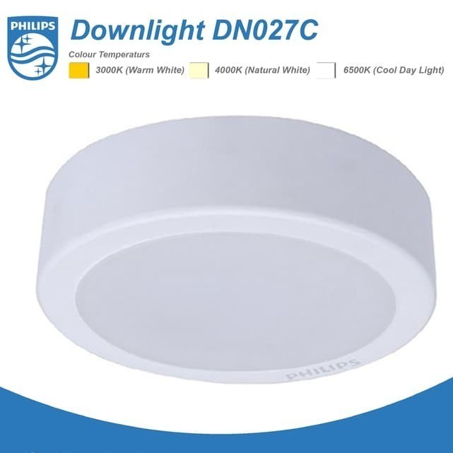 Jual PHILIPS Downlight Outbow DN027C G3 LED12 D175 12W Surface Mounted ...