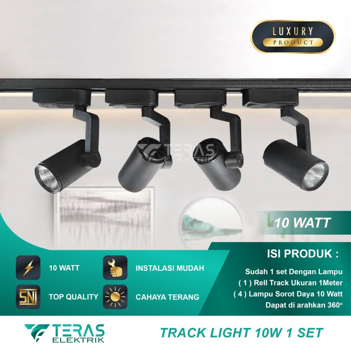 Jual Jual!! Paket Lampu sorot rel 1 set isi 4 spotlight track light ... Jual Jual!! Paket Lampu sorot rel 1 set isi 4 spotlight track light ...