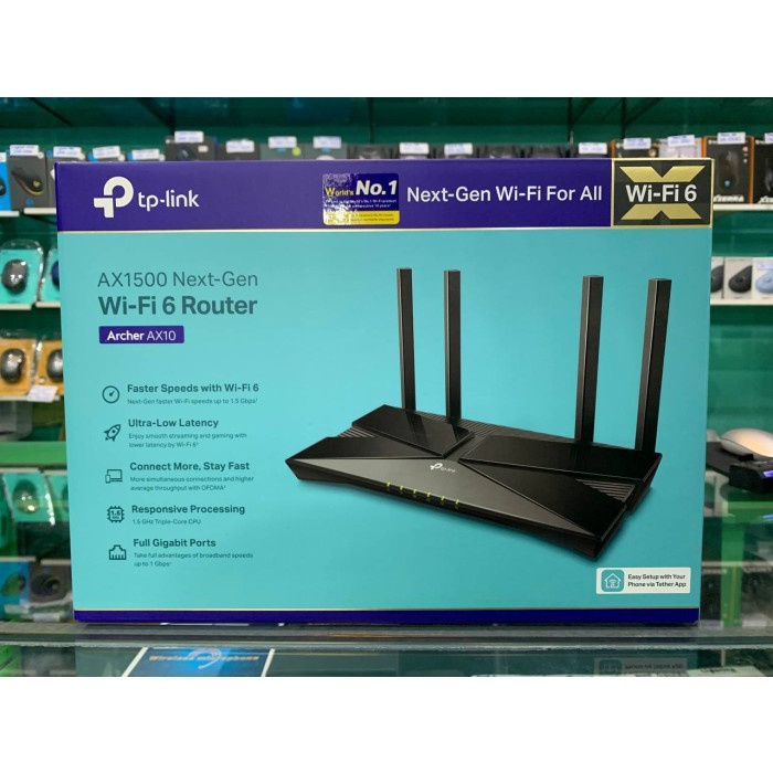 Jual Router Wifi Tp-link Archer AX10 AX1500 Wi-Fi 6 Wireless Router ...