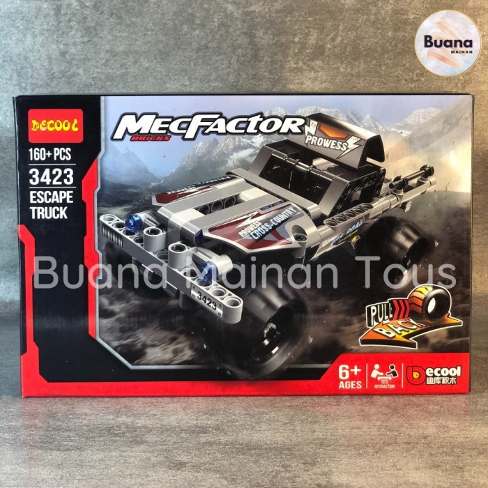 Jual BRICKS DECOOL MECFACTOR MODEL TRUCK BRICK EDUKASI ANAK MOBIL JEEP ...
