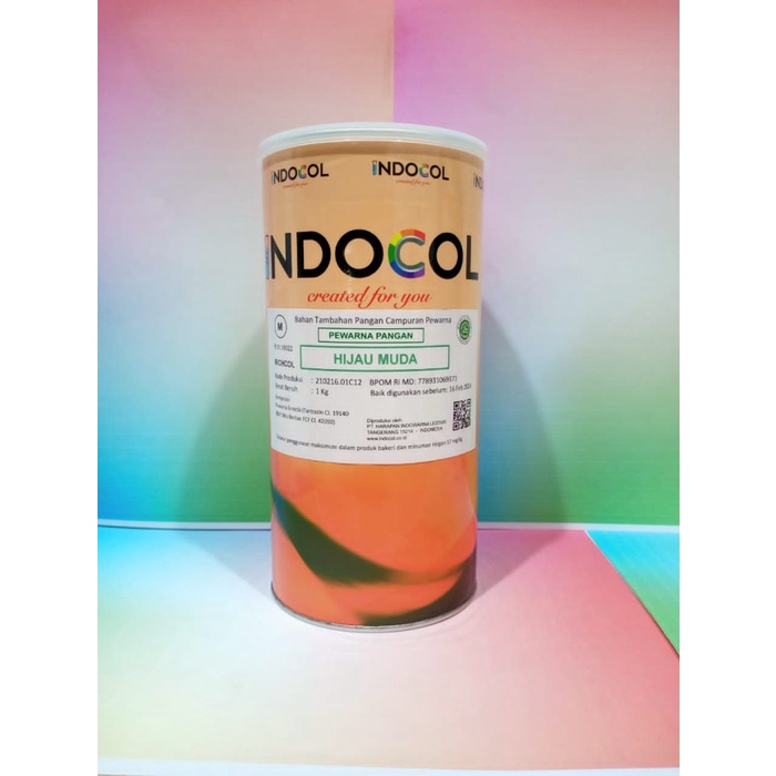 Jual PEWARNA MAKANAN INDOCOL HIJAU MUDA (LIGHT GREEN) | Shopee Indonesia