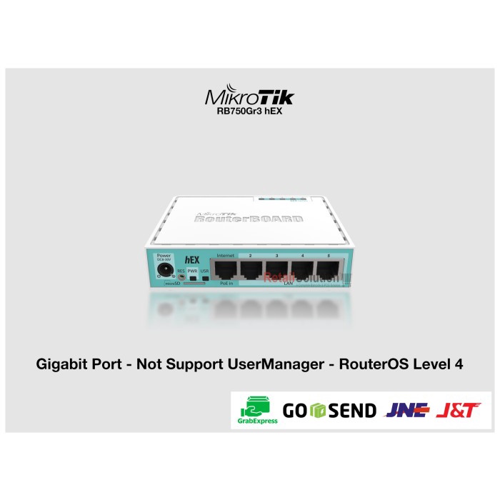 Jual Mikrotik Routerboard RB750Gr3 hEX | Shopee Indonesia