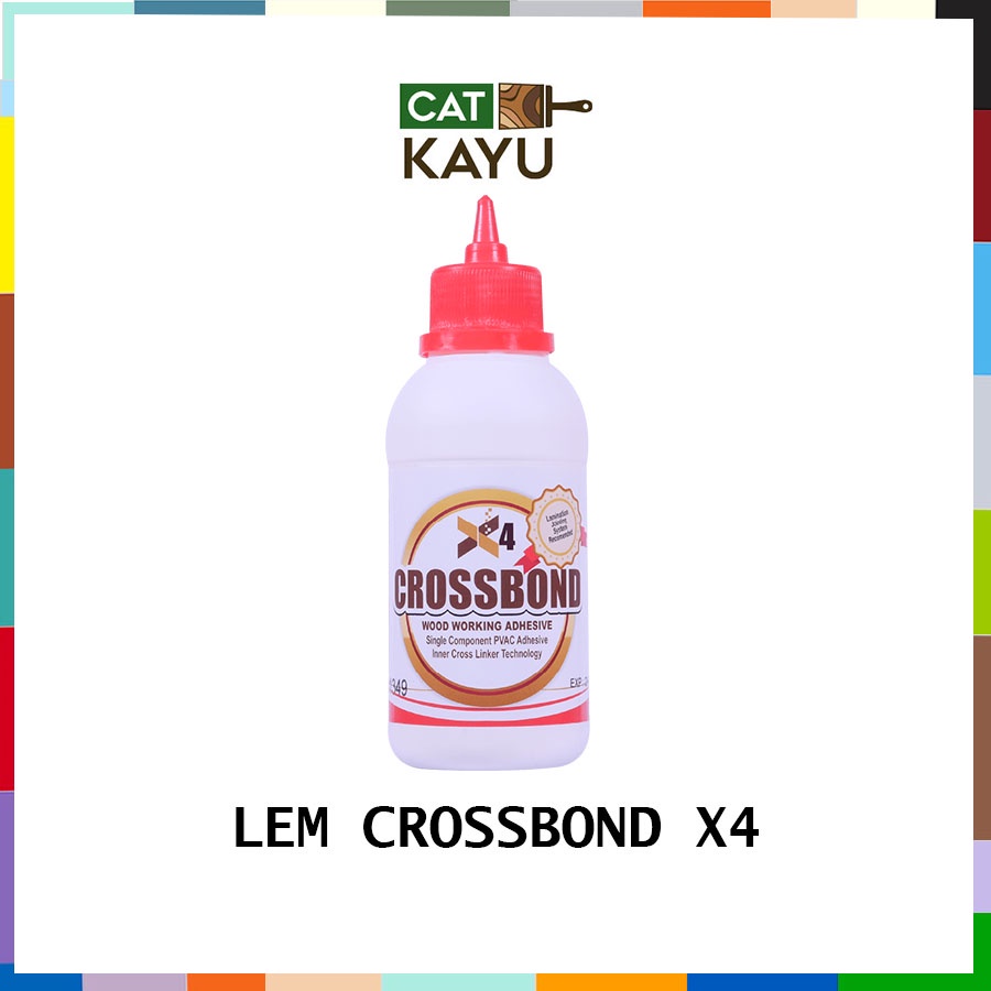 Jual Lem Crossbond X4 Perekat Kayu Bambu Rotan Pvac Lem Kuning | Shopee ...