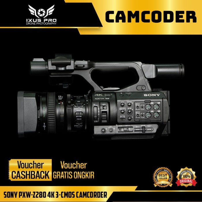 Jual SONY PXW-Z280 / Z280 4K 3-CMOS 1/2" SENSOR XDCAM CAMCORDER ...