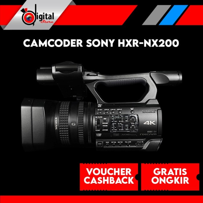 Jual SONY HXR-NX200 NXCAM 4K PROFESSIONAL CAMCORDER | Shopee Indonesia