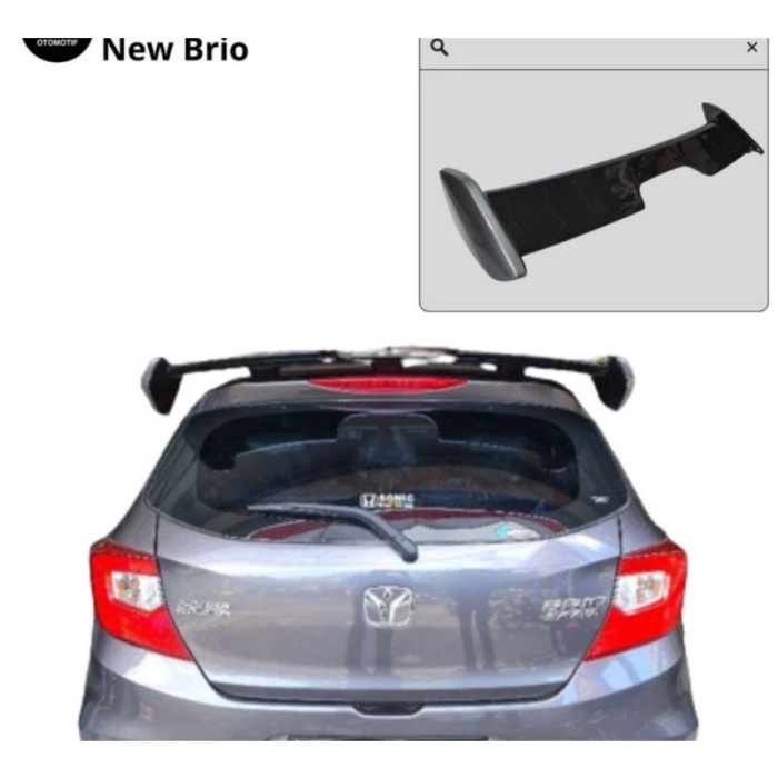 Jual Spoiler Dan Diffuser Allnew Brio 2018 Sampai 2023 Model Urbanite ...