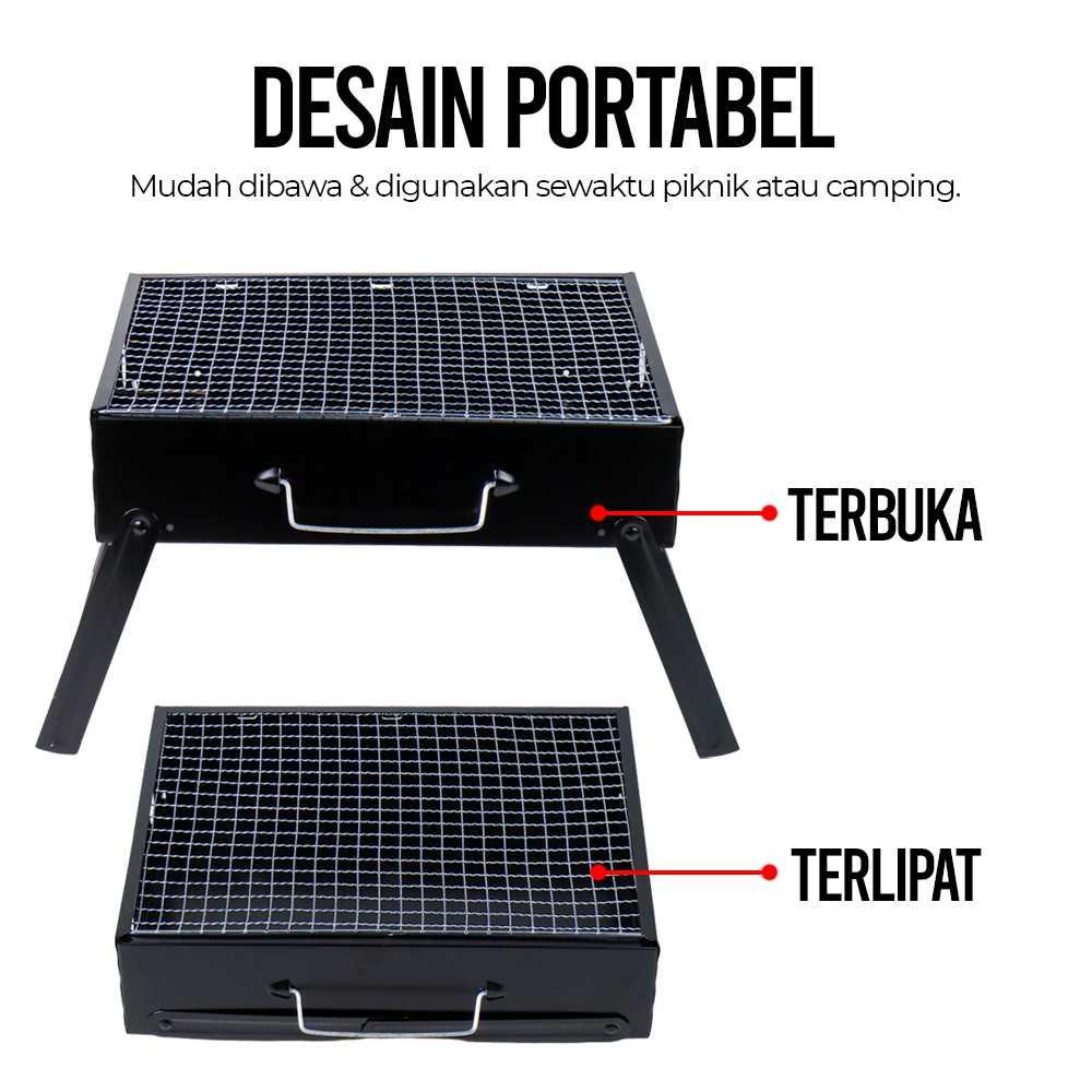 Jual Alat Panggang Arang BBQ Outdoor Grill Stove Foldable - FC3 ...