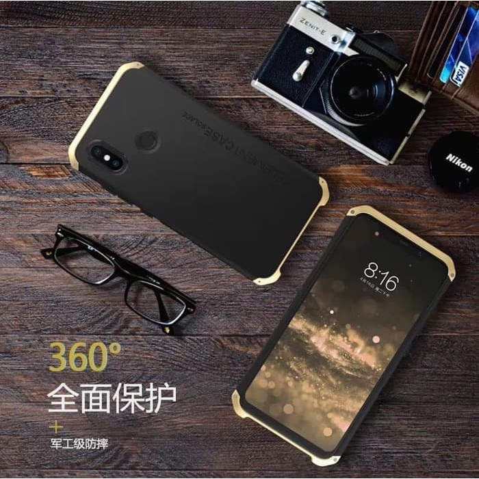Jual Xiaomi Redmi Note 5 5 Pro Solace Case Full Cover Casing Metal ...