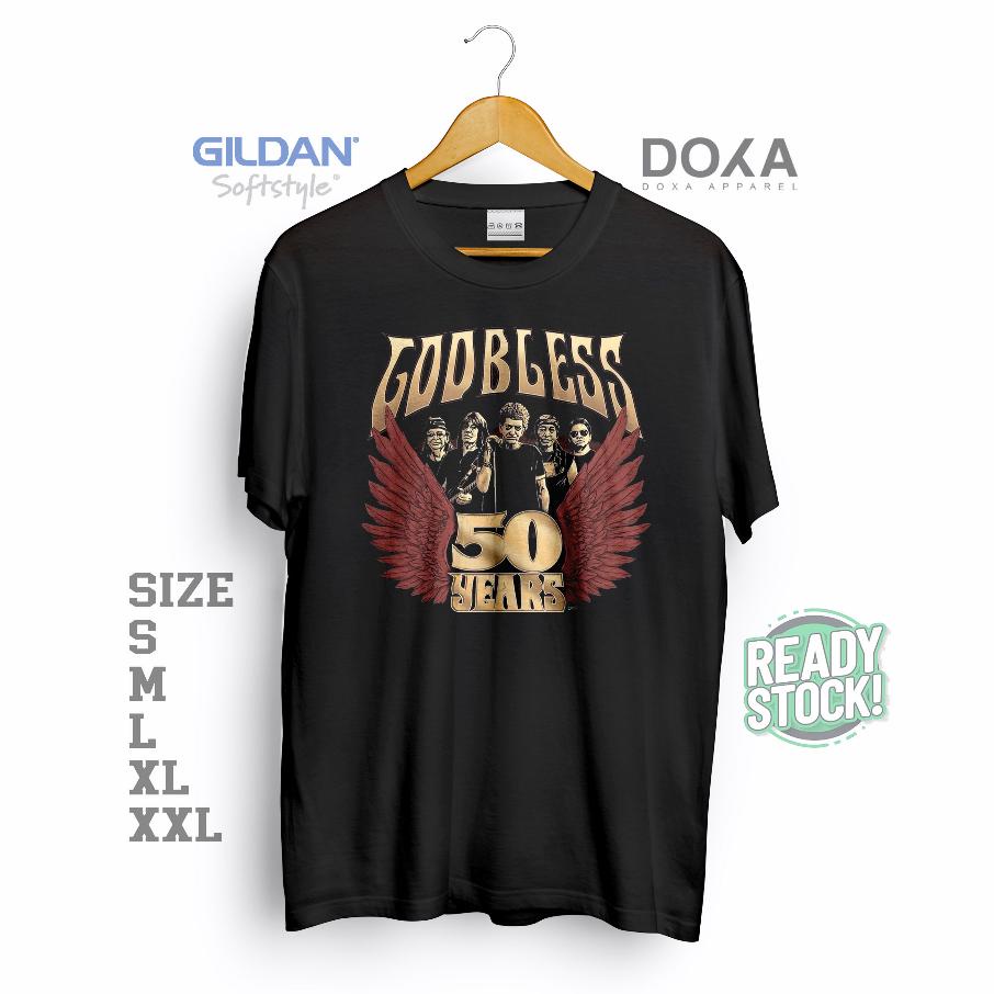 Jual Original Kaos Band God Bless 50 Years Viral | Shopee Indonesia