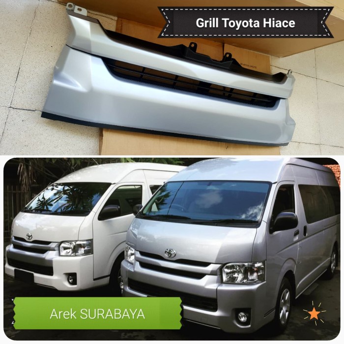 Jual {Second} Grill Hiace Depan Ram Tengah Grille Hiace Commuter Abu ...