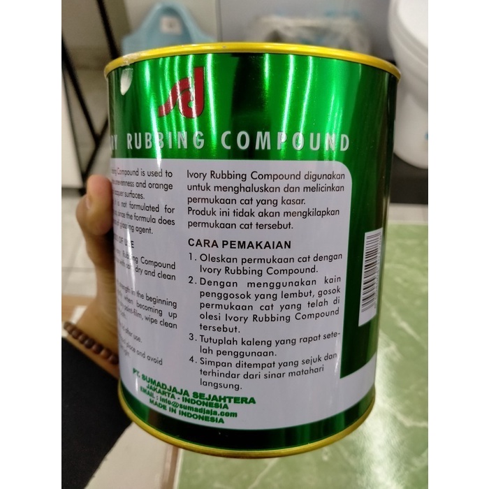 Jual JM- Compon / Kompon / Compound / Poles / Rubbing Compound Putih ...