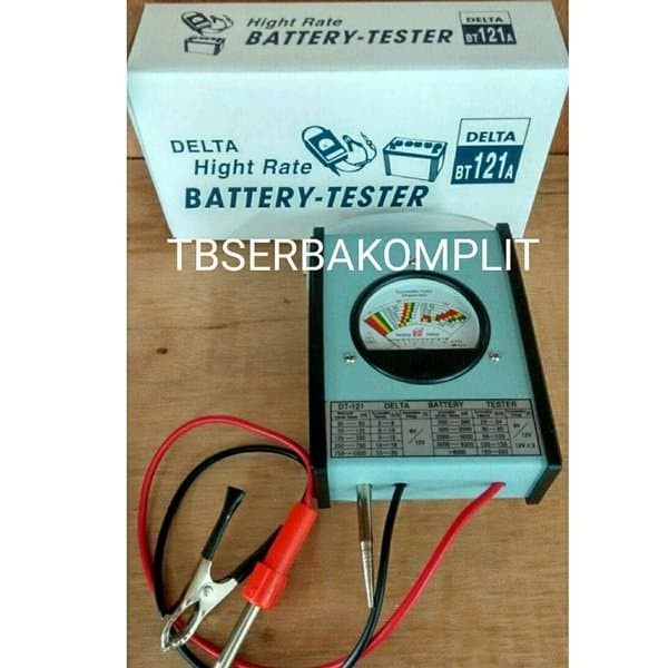 Jual Battery Tester Delta Bt121 6V 12V Alat Tes Test Batere Baterai ...