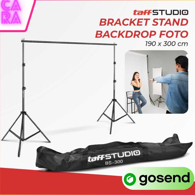 Jual Stand Tiang Background Bracket Backdrop Green Screen 190 x 300cm ...