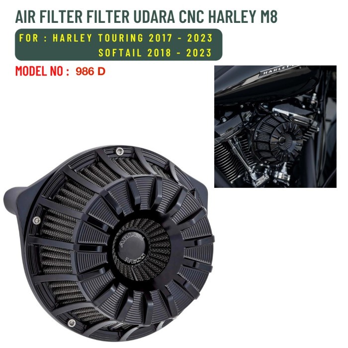 Jual Promo Filter Udara Air Filter Air Cleaner Harley Softail Touring ...