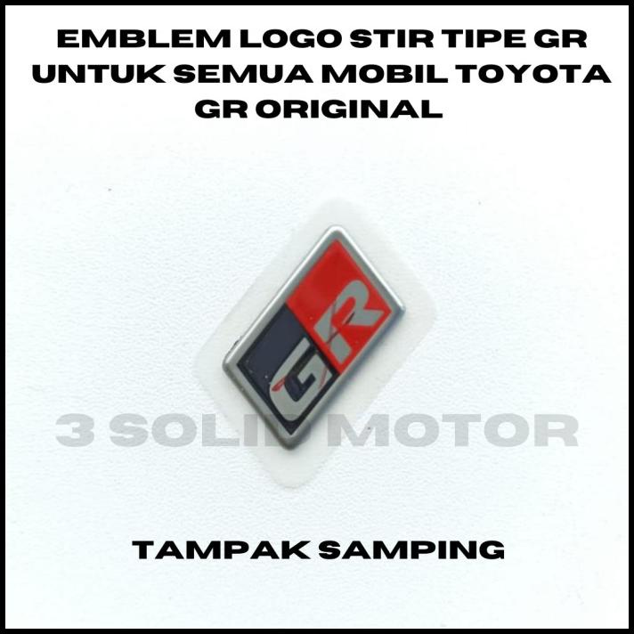 Jual TERMURAH EMBLEM LOGO STIR TIPE GR UNTUK SEMUA MOBIL TOYOTA GR ...