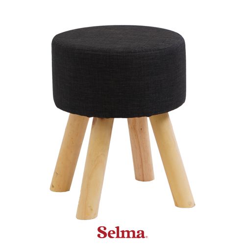 Jual Selma Tango Bangku - Hitam Stool Wood With Cushion Tempat Duduk ...
