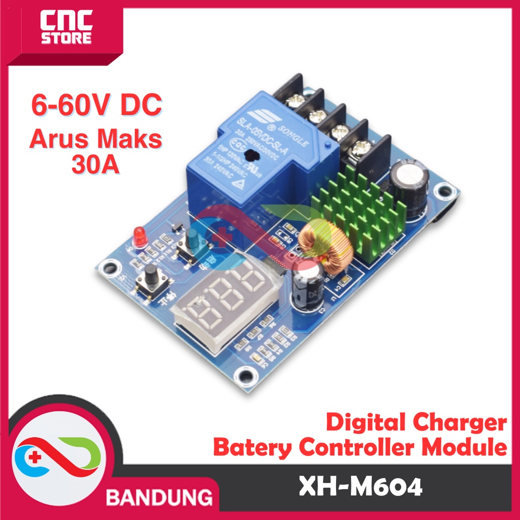 Jual XH-M604 XH M604 DIGITAL CHARGER BATTERY CONTROLLER MODULE 6-60V DC ...