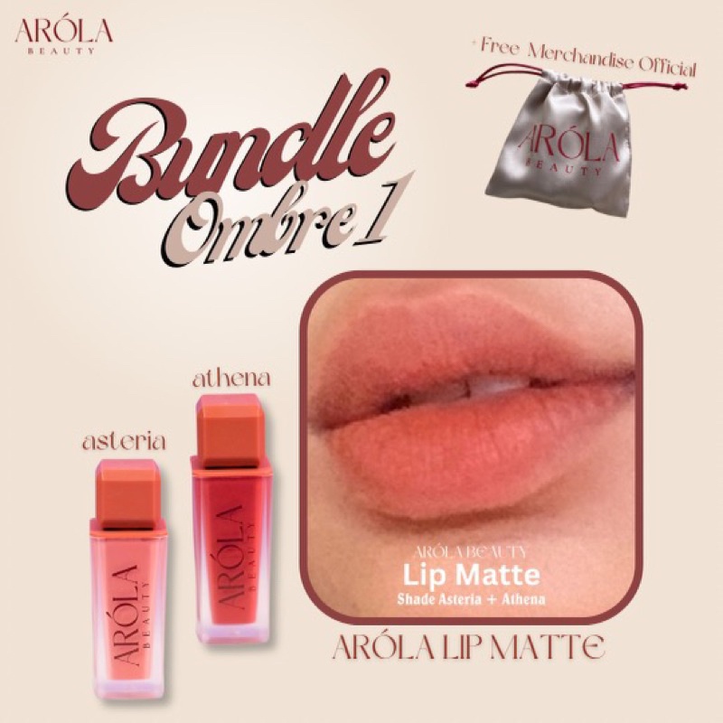 Jual [PREMIUM] BEST PRODUCT [BUNDLE OMBRE] Arola Lip Matte - Ombre Set ...